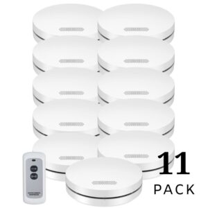 Interconnected Photoelectric Smoke Alarm 11 pack slimline range