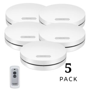 Wireless Interconnected Photoelectric Smoke Alarm Slimline