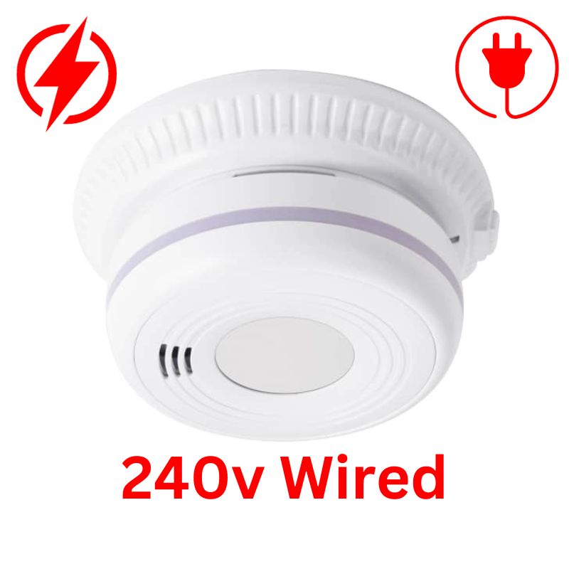 240v Wireless Interconnected Photoelectric Smoke Alarms | Fire Safe Online